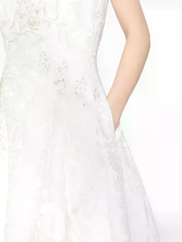 Sachin & Babi Belle Strapless Embroidered Dress