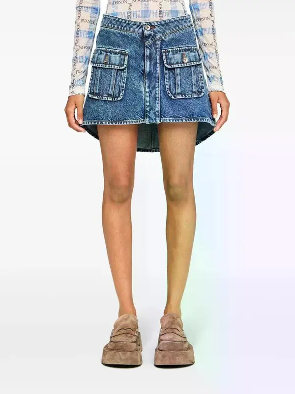 JW Anderson Curved Mini Skirt