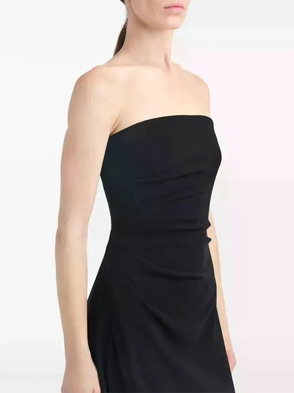 Proenza Schouler Strapless Crepe Midi Dress