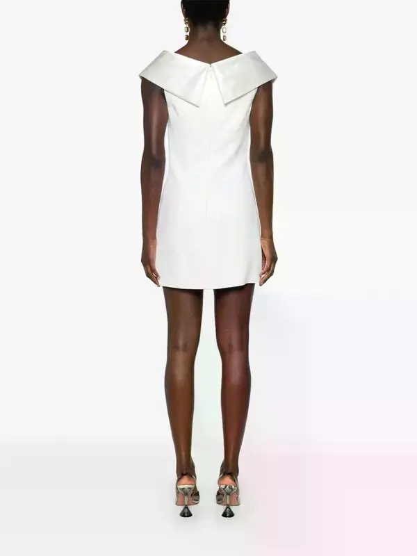 Alessandra Rich Off-shoulder Cady Minidress