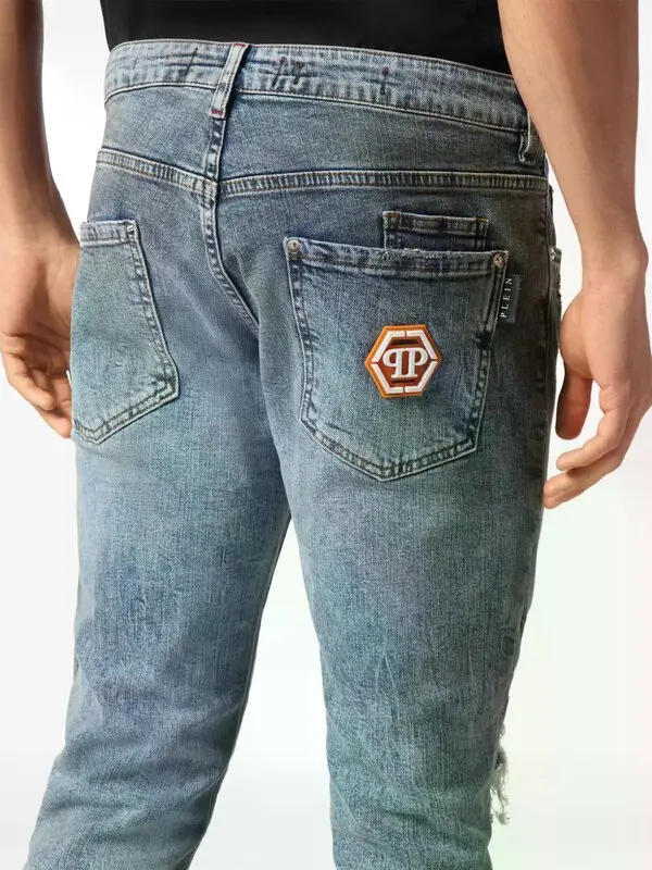 Philipp Plein Distressed-effect Jeans