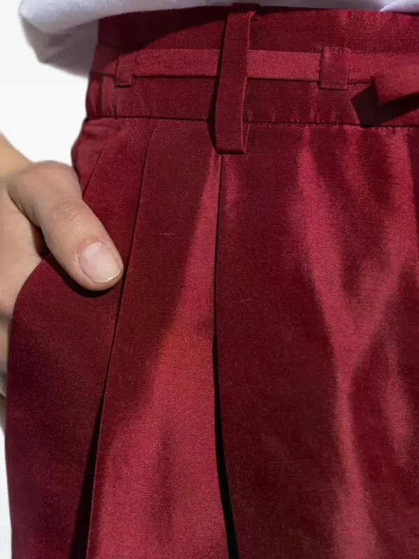 Munthe Satin Pleated Shorts