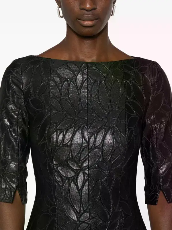 Talbot Runhof Bogna5 Midi Dress