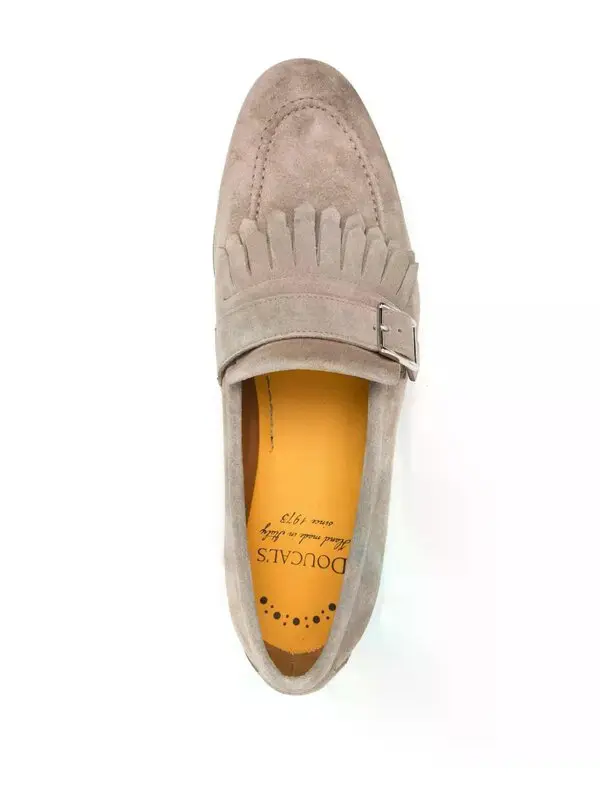 DOUCAL'S Fringe-detail Suede Loafers