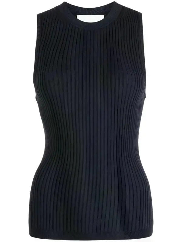3.1 Phillip Lim Ribbed Knit Sleeveless Top