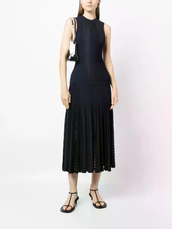 3.1 Phillip Lim Ribbed Knit Sleeveless Top