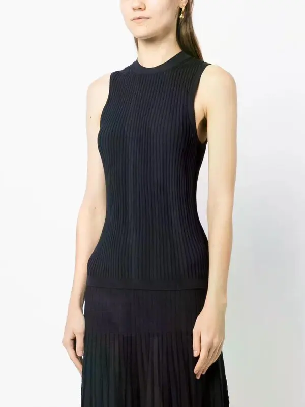3.1 Phillip Lim Ribbed Knit Sleeveless Top