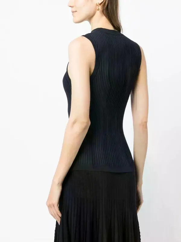 3.1 Phillip Lim Ribbed Knit Sleeveless Top