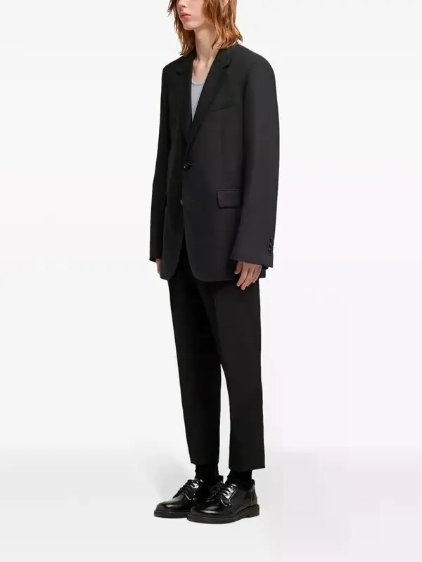 AMI Paris Single-breasted Virgin Wool Blazer