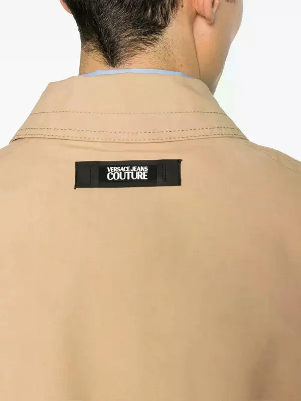 Versace Logo-patch Bomber Jacket
