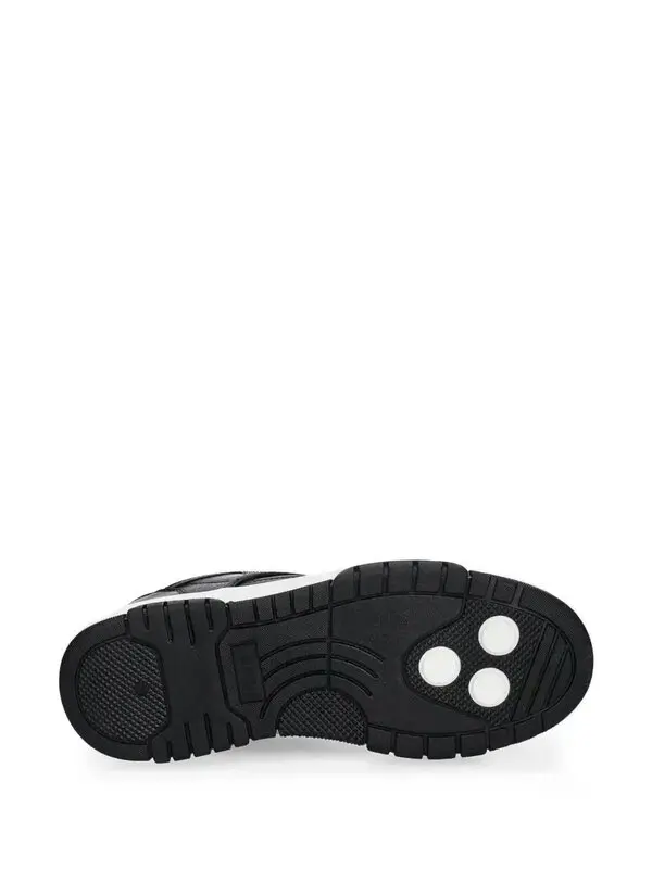 MSGM Logo-patch Sneakers - Black