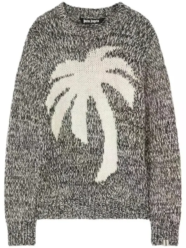 Palm Angels Mélange-effect Jumper