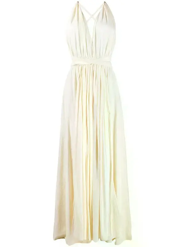 Caravana Hera V-neck Dress - Neutrals
