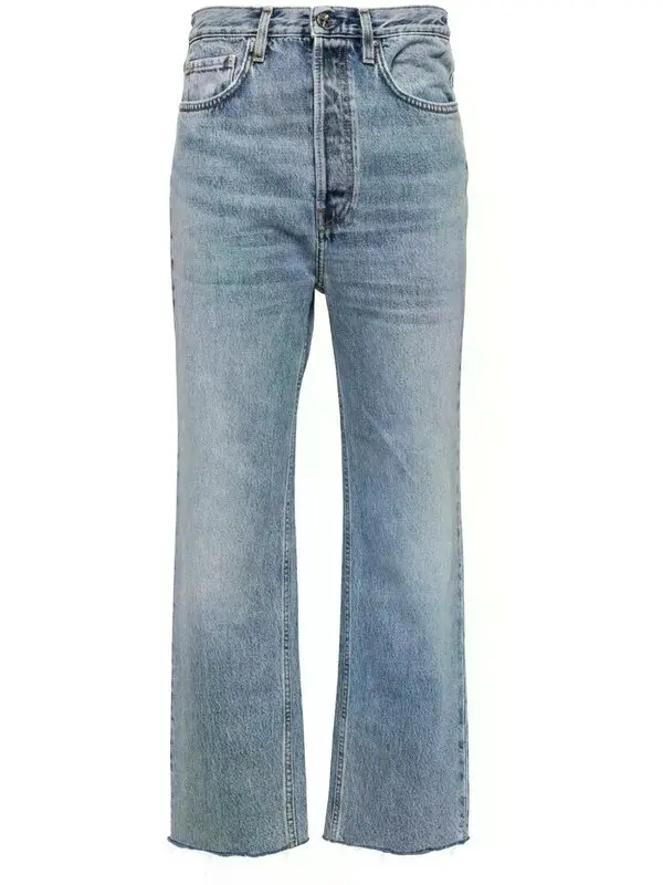 TOTEME Whiskering Effect Straight-leg Jeans