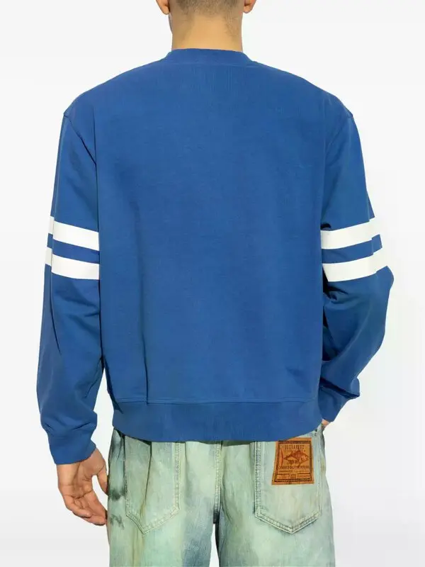Dsquared2 Logo Print Crewneck Sweatshirt - Blue