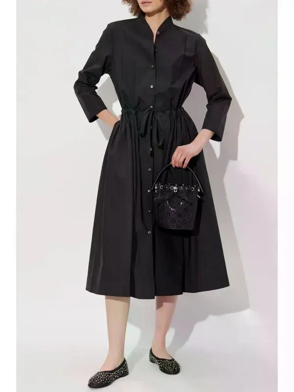 Tory Burch Belted Cotton Shirt Dress