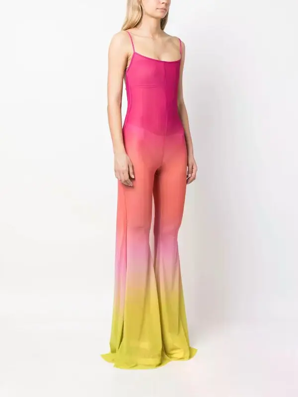 Gcds Dégradé Sheer Tulle Jumpsuit