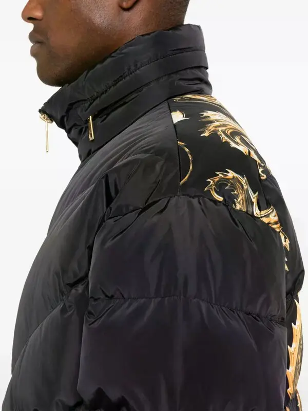 Versace Logo-print Padded Jacket