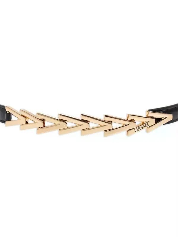 Versace V2025 Chain Leather Belt