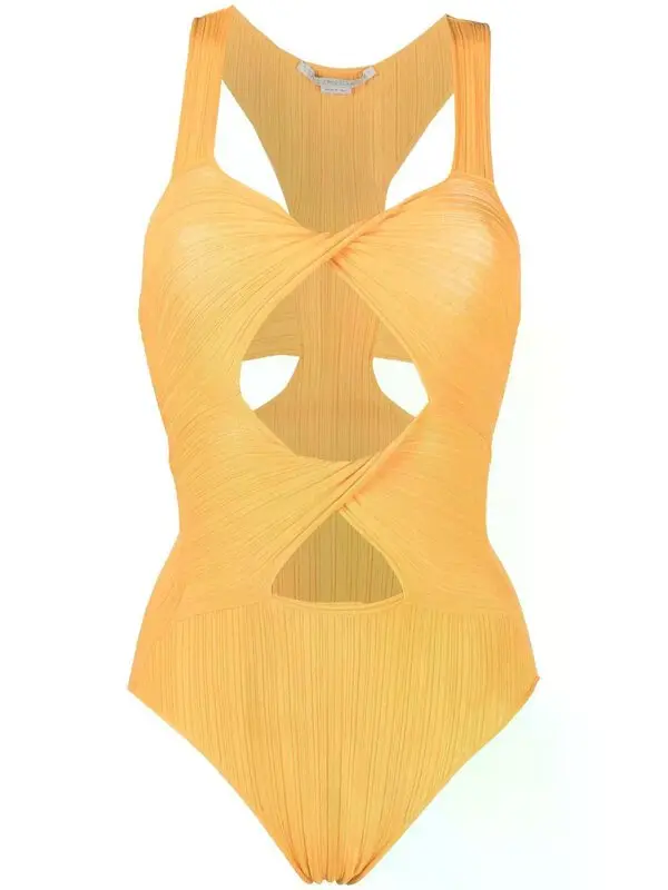 Stella McCartney Cut-out Knit Bodysuit