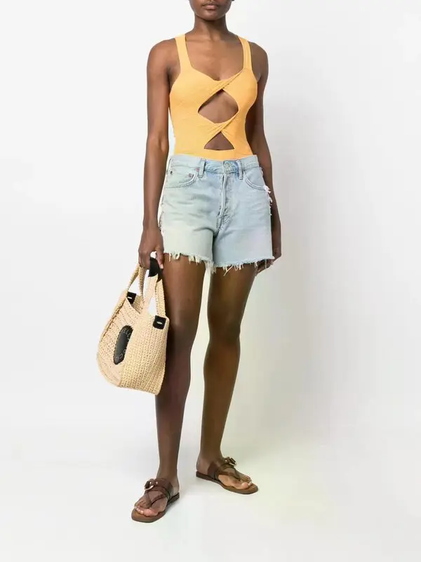 Stella McCartney Cut-out Knit Bodysuit