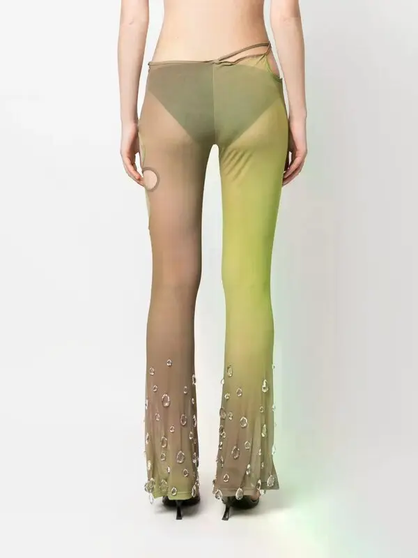 Gcds Sita Crystal-drop Tulle Trousers