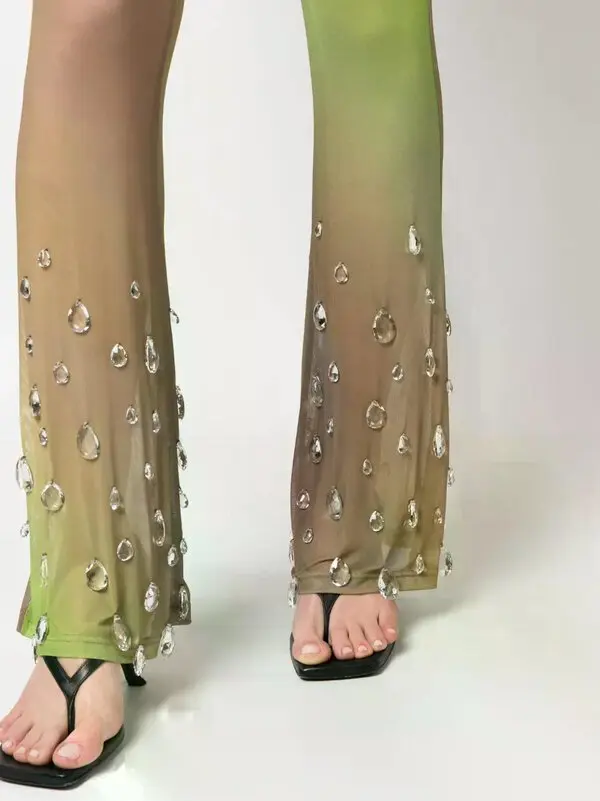 Gcds Sita Crystal-drop Tulle Trousers