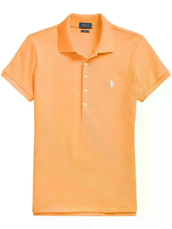 Polo Ralph Lauren Slim Cut Polo Top - Orange
