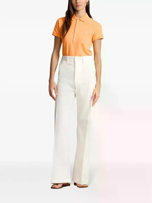 Polo Ralph Lauren Slim Cut Polo Top - Orange