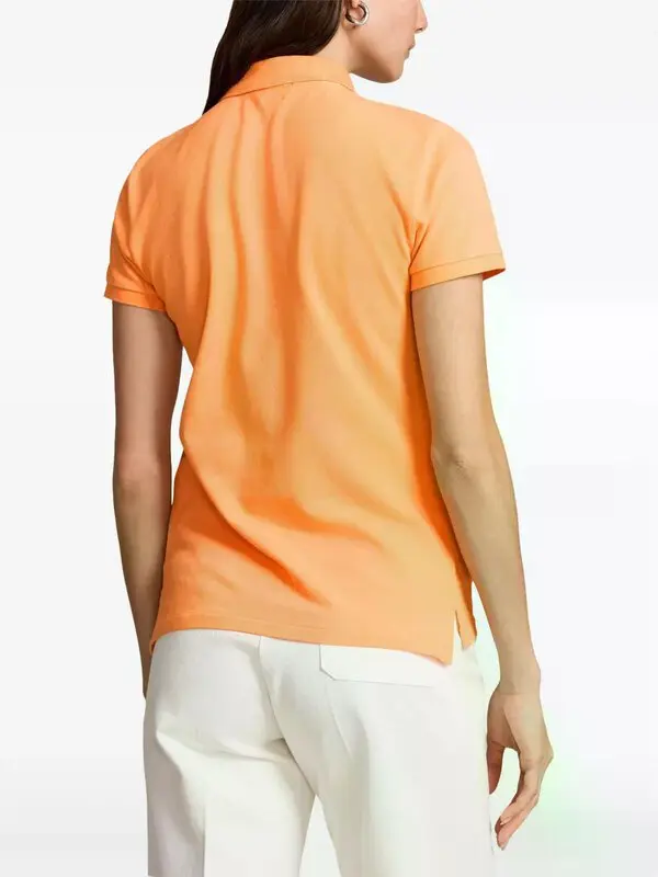 Polo Ralph Lauren Slim Cut Polo Top - Orange