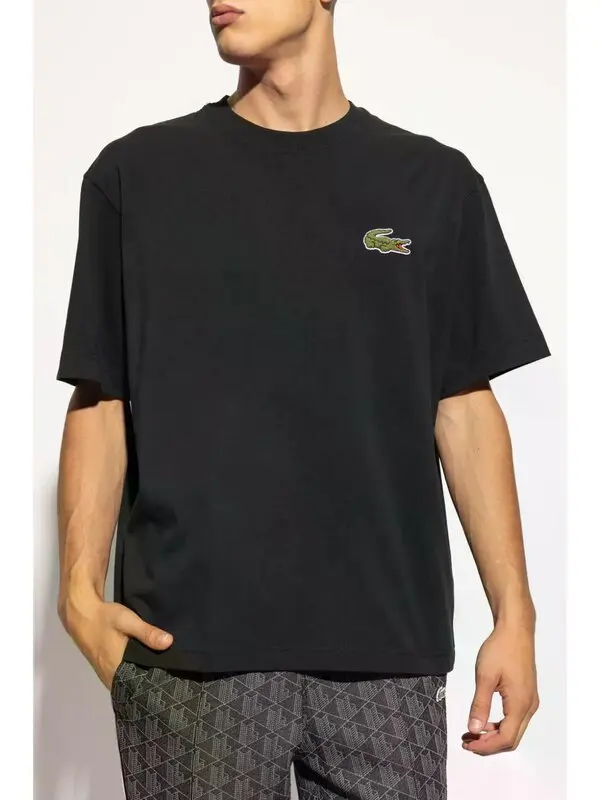 Lacoste Logo-embroidered T-shirt