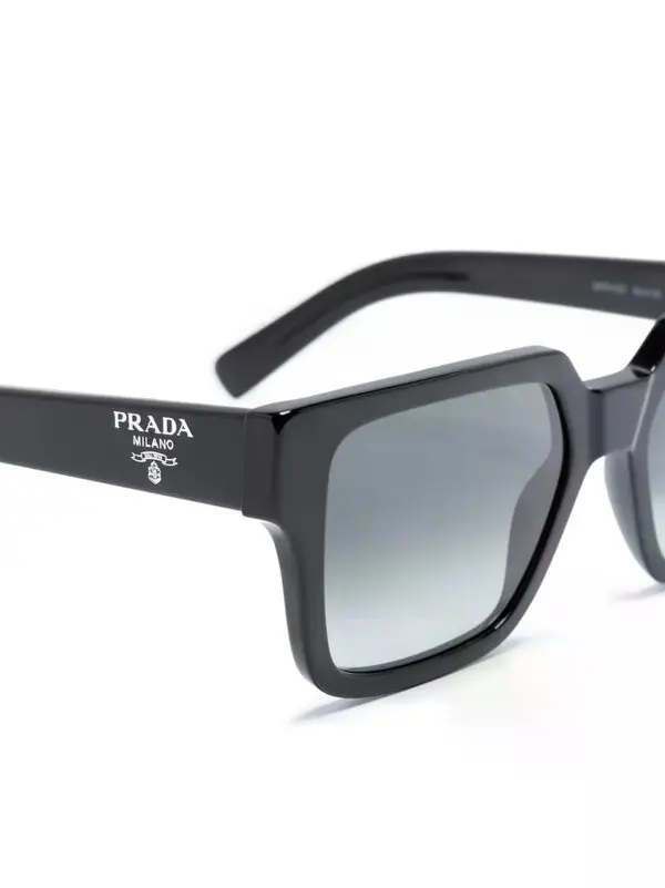 Prada Square-frame Sunglasses - Black