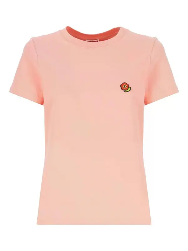 Kenzo Logo-embroidered Cotton T-shirt