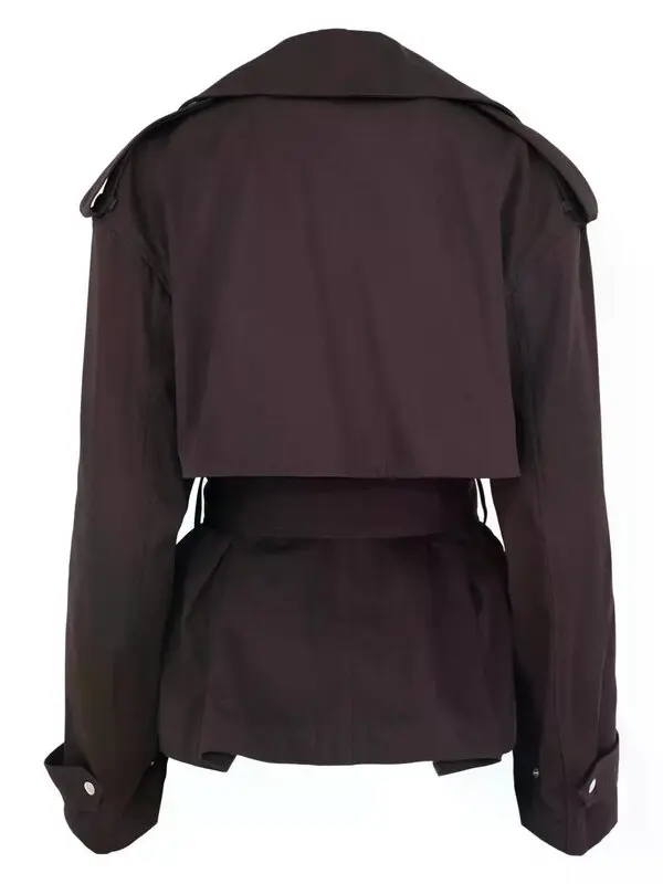 Stella McCartney Belted Cropped Trench Jacket