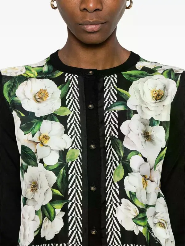 Dolce & Gabbana Floral-print Cardigan