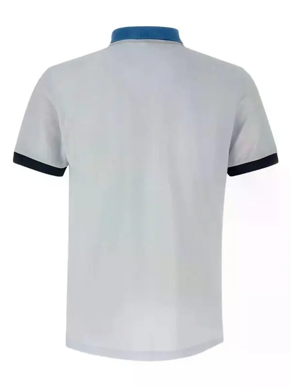 SUN 68 Contrast-collar Polo Shirt