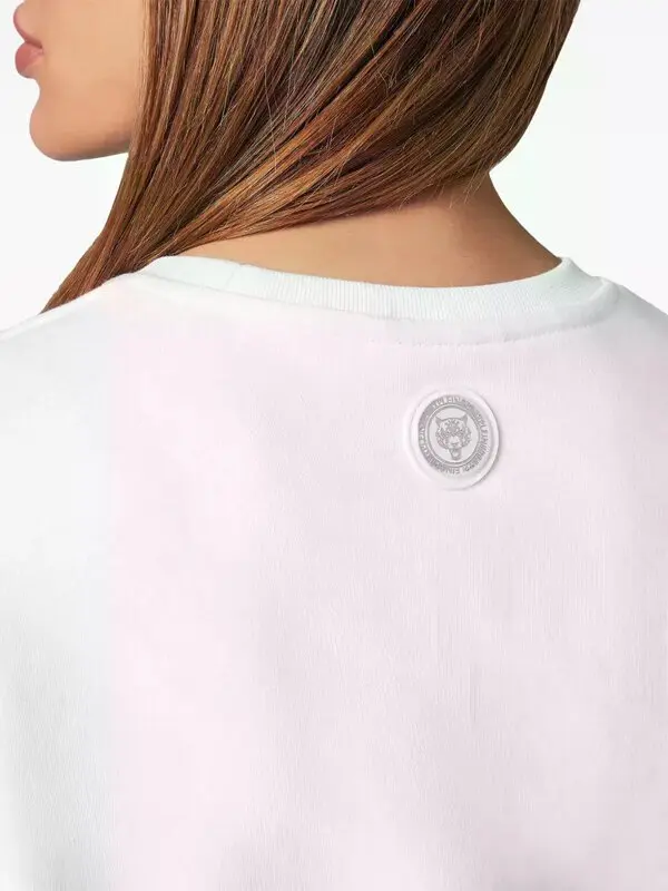 PLEIN SPORT Cotton Tiger Print Sweatshirt