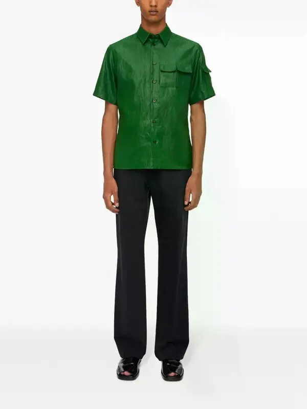FERRAGAMO Straight-leg Cotton Trousers