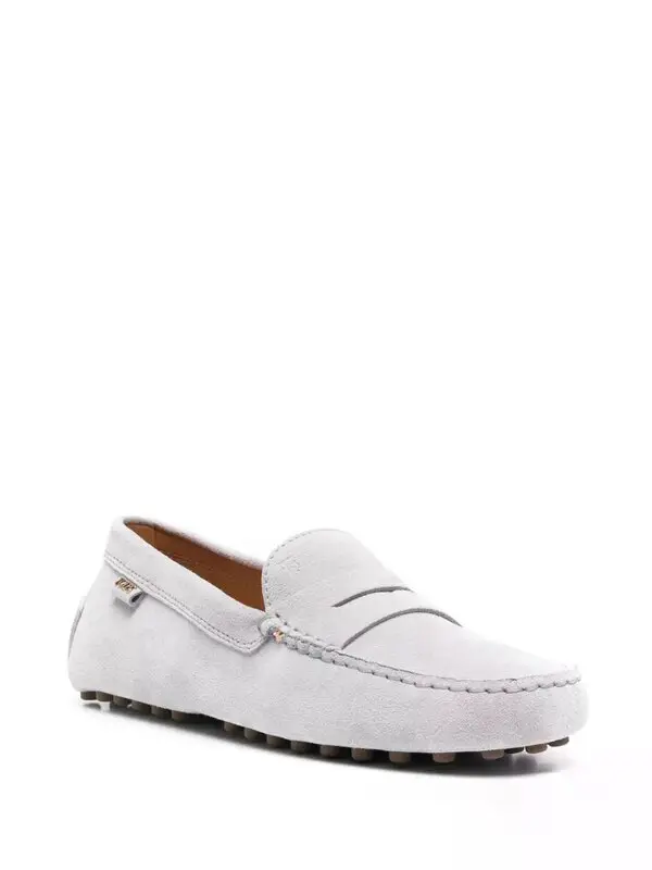 TOD'S Gommino Driving Loafers - Grey