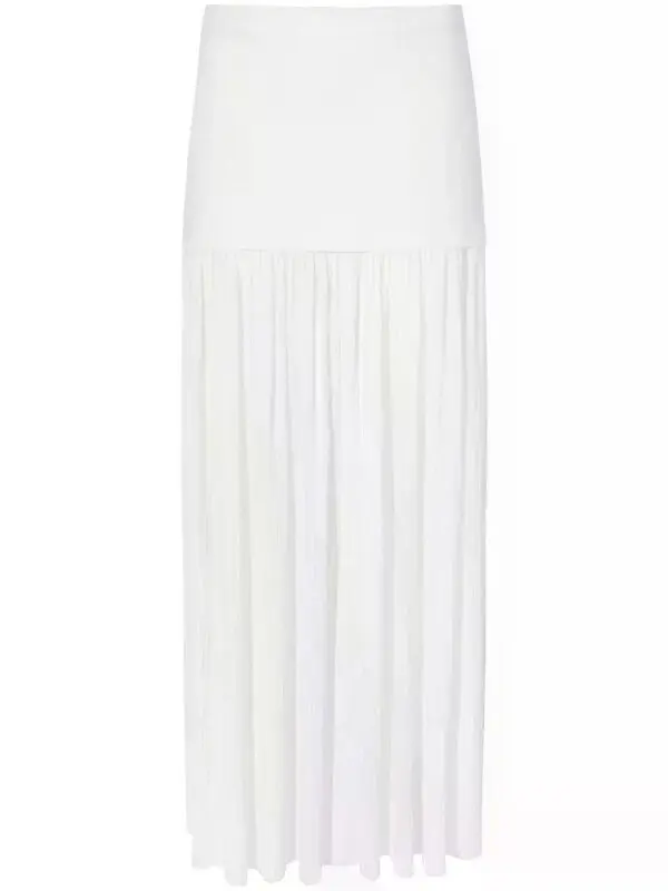 Proenza Schouler Paige Pleated Skirt - White