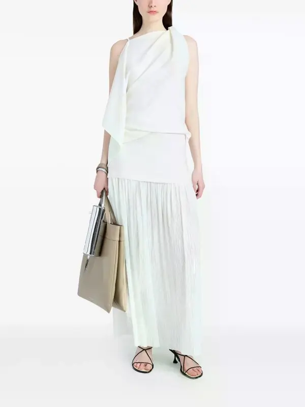 Proenza Schouler Paige Pleated Skirt - White