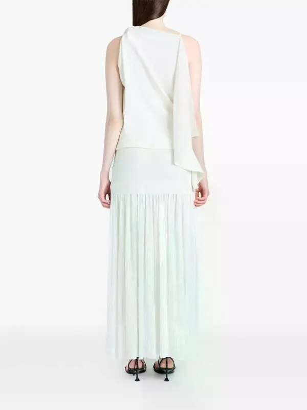 Proenza Schouler Paige Pleated Skirt - White