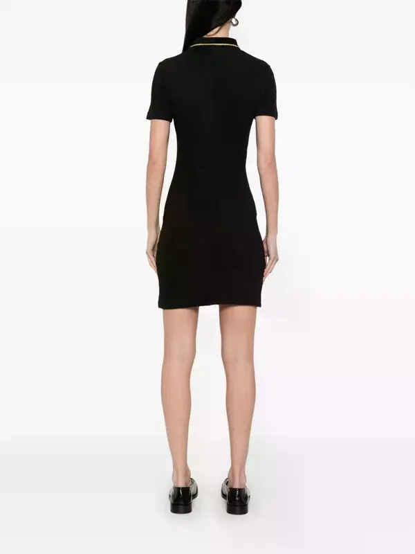 Versace Logo-embroidered Mini Dress