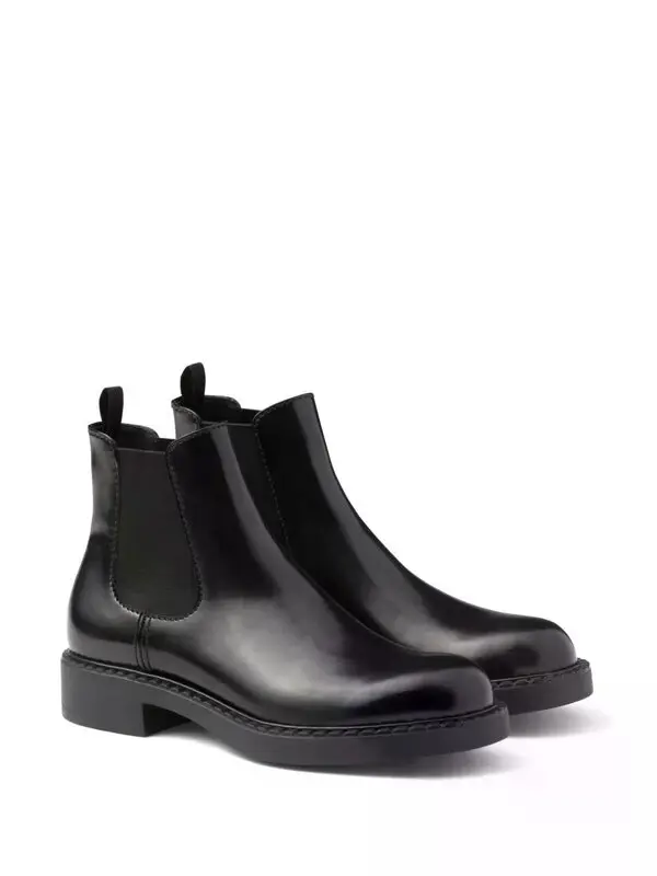 Prada Brushed-finish Chelsea Boots