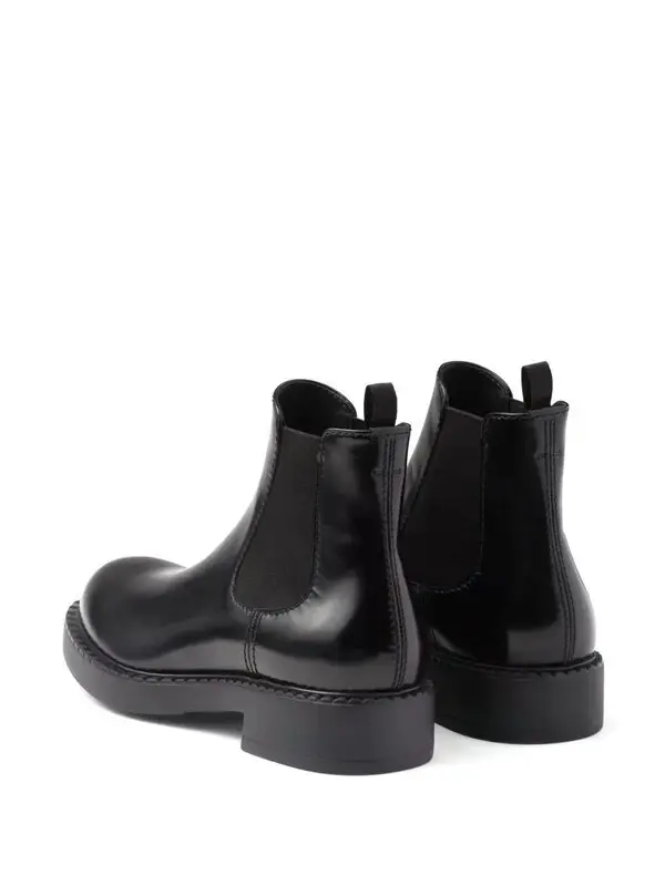 Prada Brushed-finish Chelsea Boots