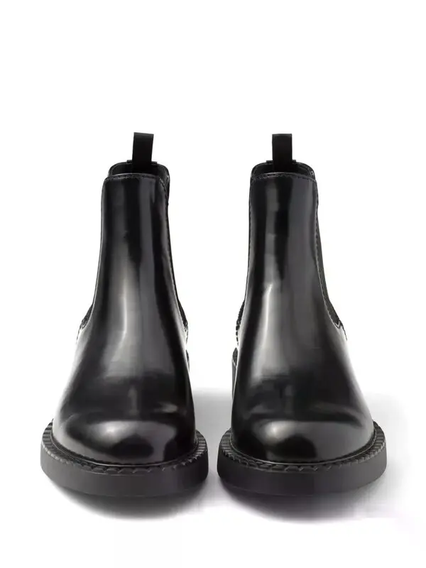 Prada Brushed-finish Chelsea Boots