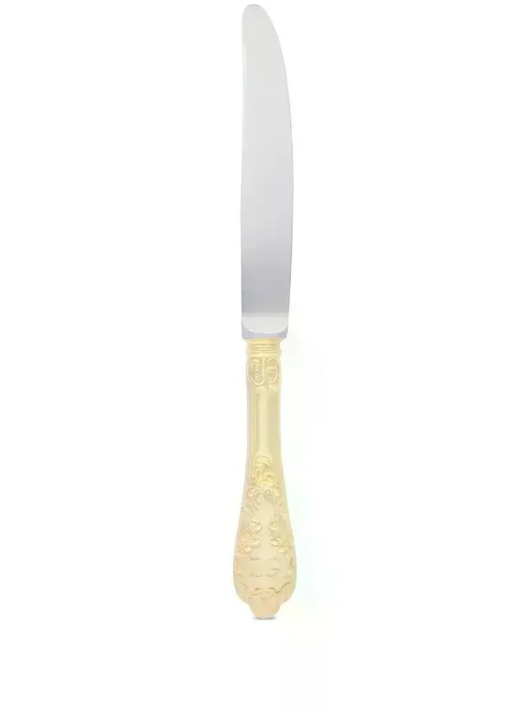 Dolce & Gabbana 24kt -plated Dessert Knife - Gold