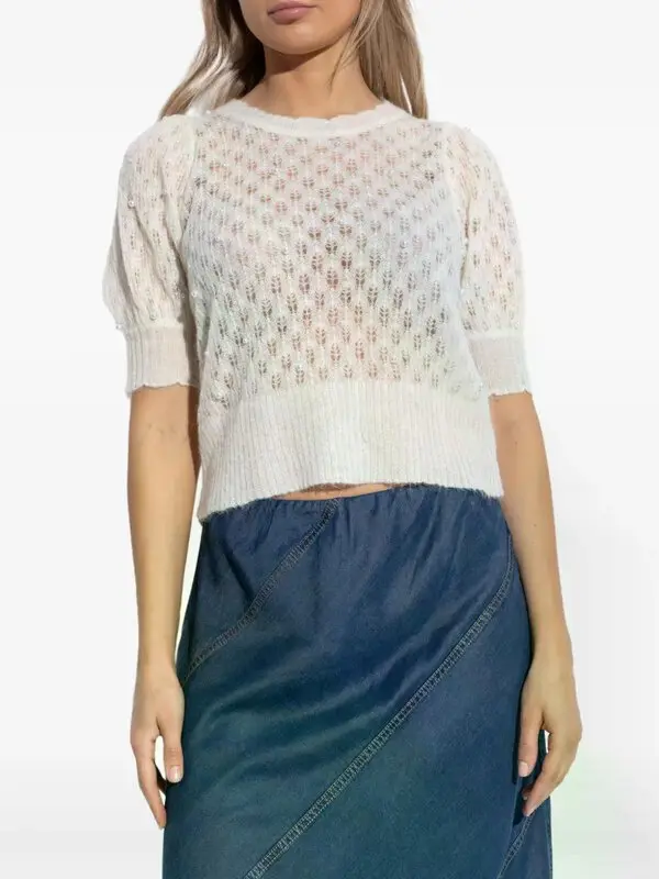 Munthe Wool-blend Knitted Top