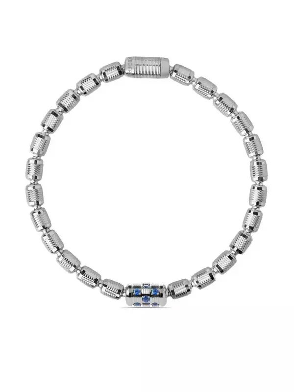 OFFICINA BERNARDI 18kt White Gold Sapphire And Diamond Bracelet - Silver