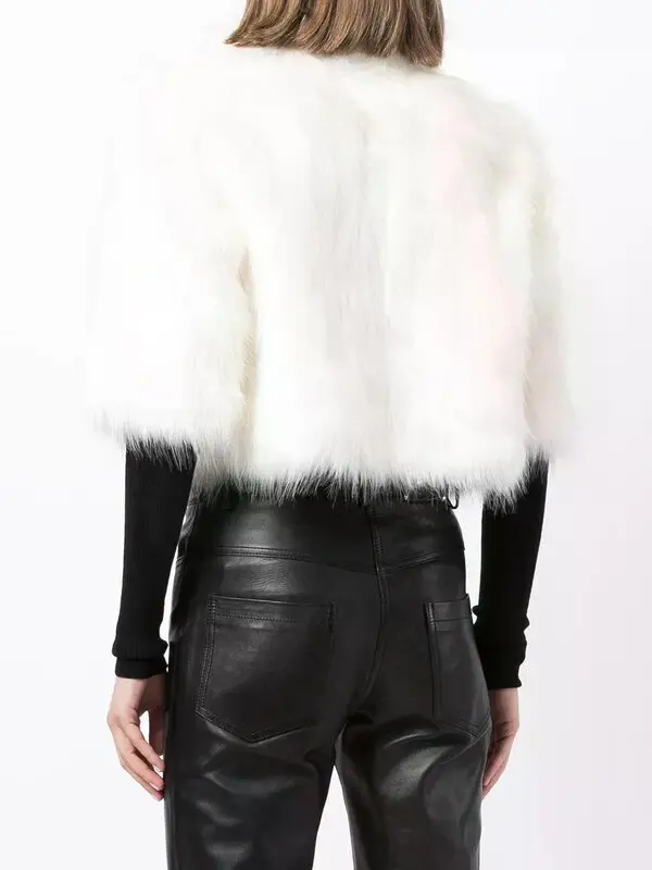 UNREAL FUR Desire Cropped Faux Fur Jacket